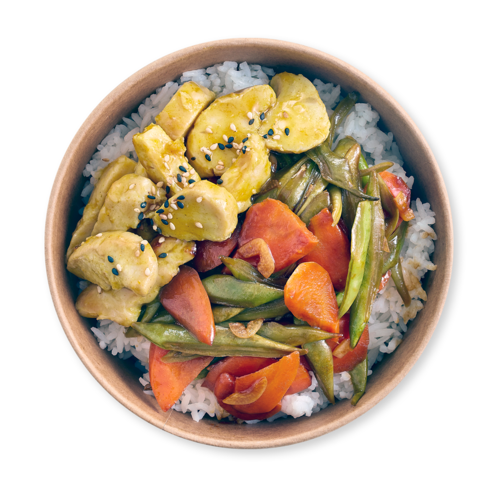 Riz nature poulet thaï vert - Wok Street